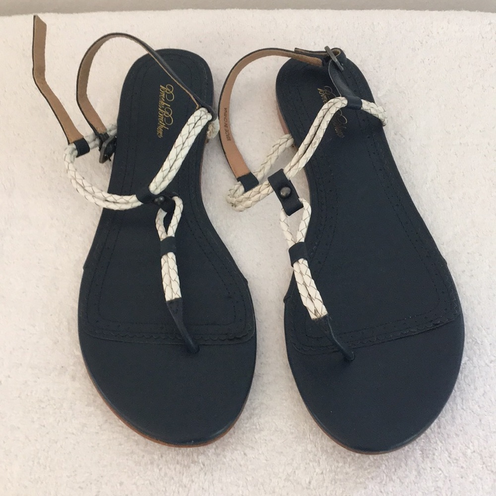 Navy Nautical Sandals - Gem